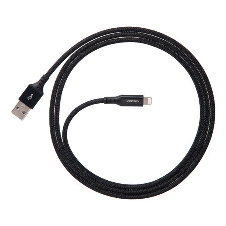 ChargeSync Alloy Lightning Cable 4ft Black